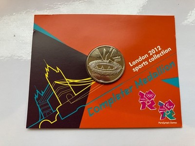 2012 London Olympics 50p collection Completer Medal Medallion | eBay UK