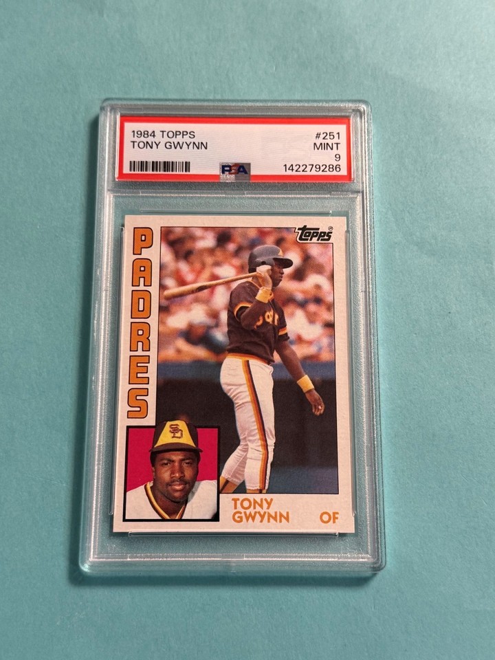 Lot of 5 PSA high-grade 1984 Topps Ripken Boggs Rose Gwynn Jackson 4 ...