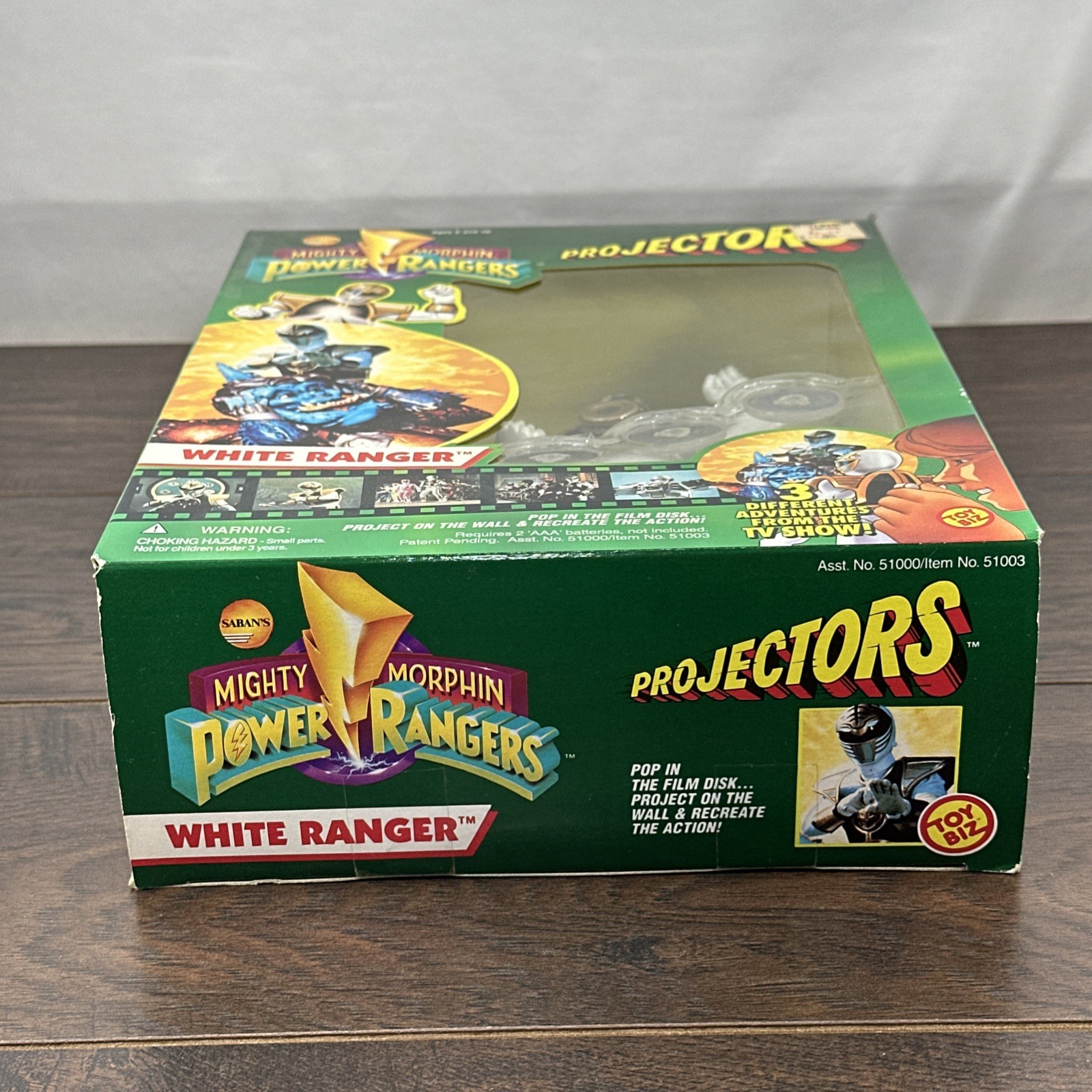 Vintage 1995 Toy Biz Mighty Morphin Power Rangers Projector White ...