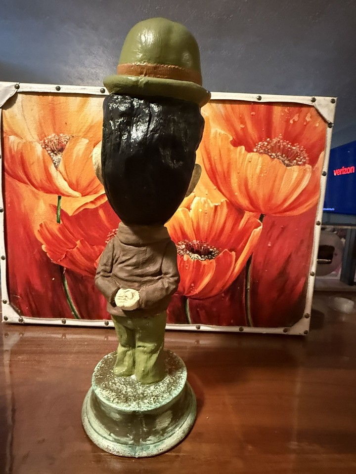 ESCO TUSCANY LIKE LAUREL AND HARDY CHALKWARE PLASTER STATUES | eBay