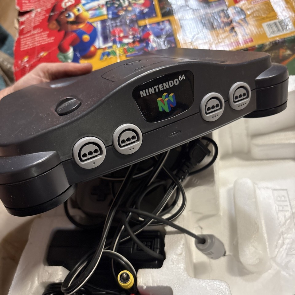 Nintendo 64 N64 Original System Console With 1 Original Controllers & Hook Ups | eBay