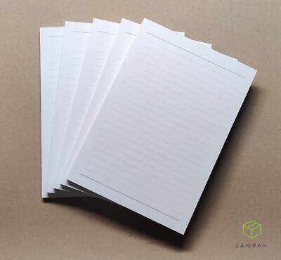 A4 A6 NOTEPADS RULED LINED REPORTERS NOTEPAD School Jotter 120GSM ...