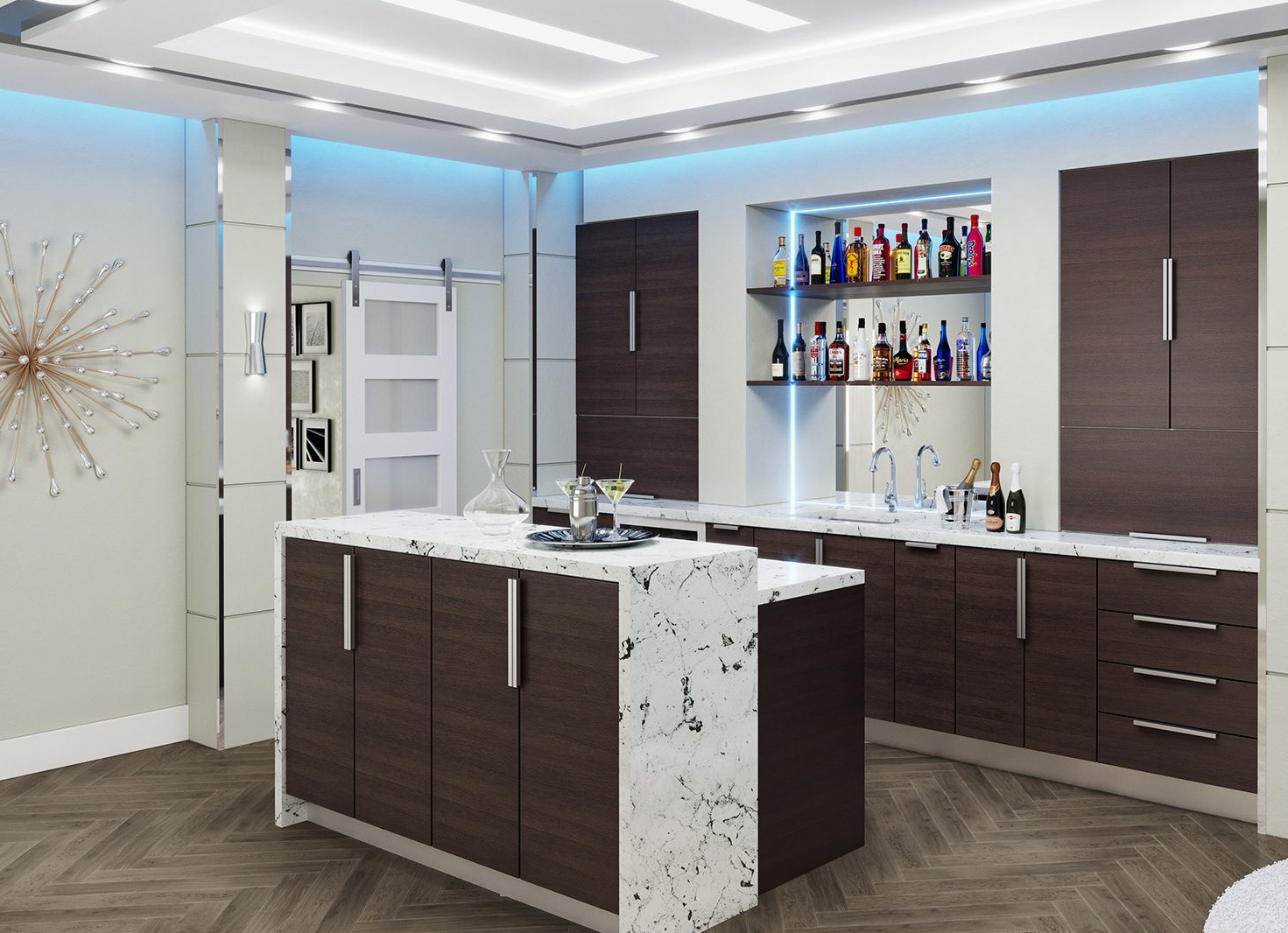 10ft RTA Dark Brown Kitchen Set | eBay