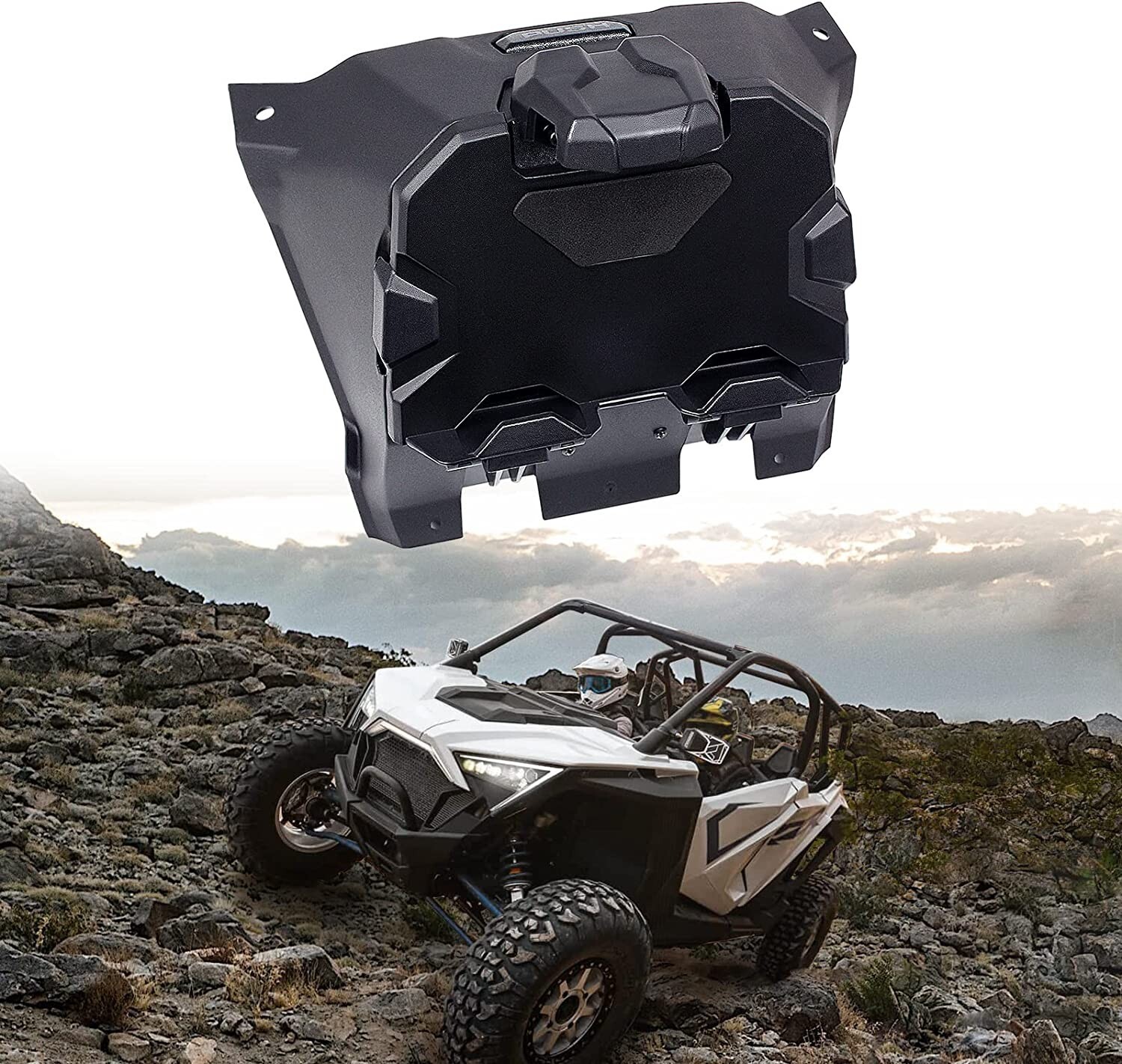 CPOWACE Electronic Tablet Holder GPS Mount For Polaris RZR PRO XP/XP4 ...