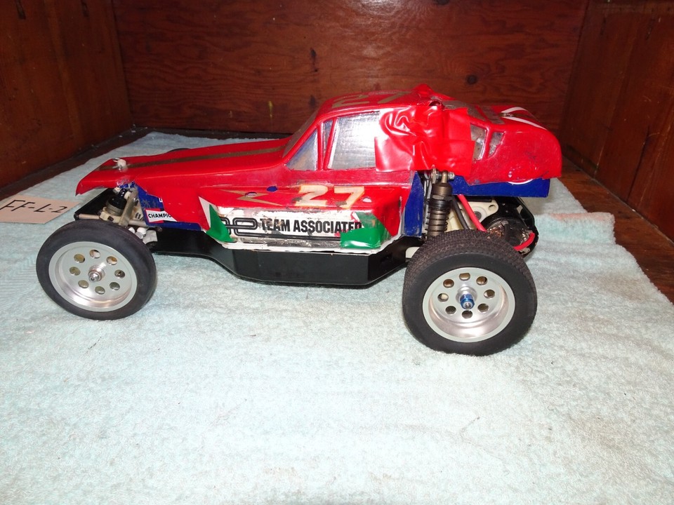Vintage Team Associated RC10 Rare Custom RC 10 Gold Pan Aluminum Wheels ...