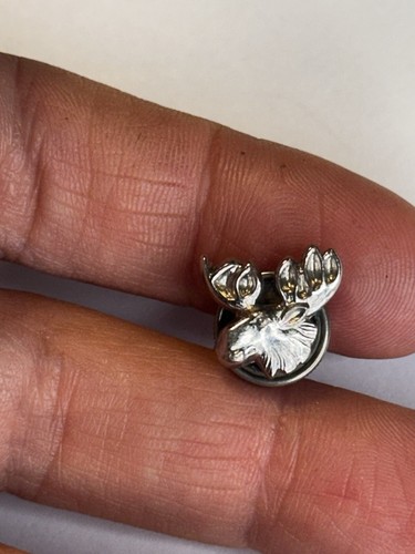Moose Elk Head Hat Pin Lapel Animal Collectable | eBay