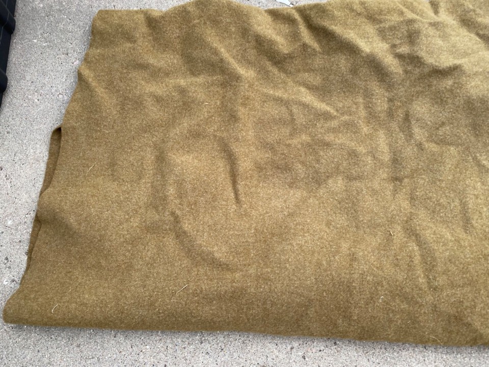 ORIGINAL WWII US ARMY M1938 WOOL FIELD BLANKET- DATED 1944 | eBay