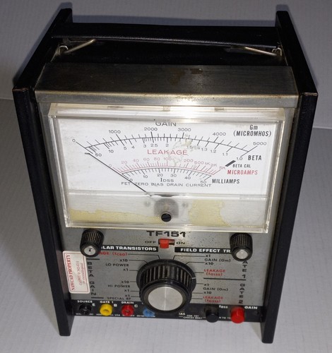 Vintage Sencore TF151 In Circuit FET & Transistor Trans Tester: Gain ...