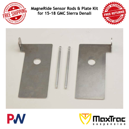 MaxTrac MagneRide Sensor Rods & Plate Kit for 2015-2018 GMC Sierra ...