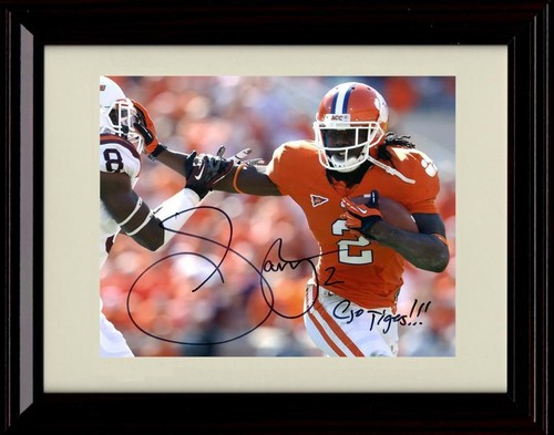 Framed 8x10 Sammy Watkins Autograph Promo Print - Clemson Tigers- Stiff ...