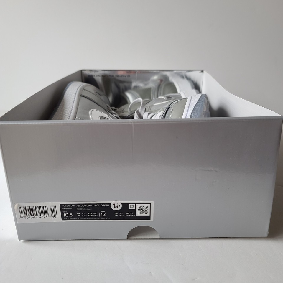 Air Jordan 1 High G NRG Gift Giving Golf Silver FD6815-001 | eBay