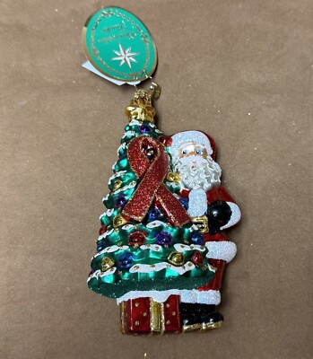 Christopher Radko Aids Awareness Christmas Tree Ornament | eBay