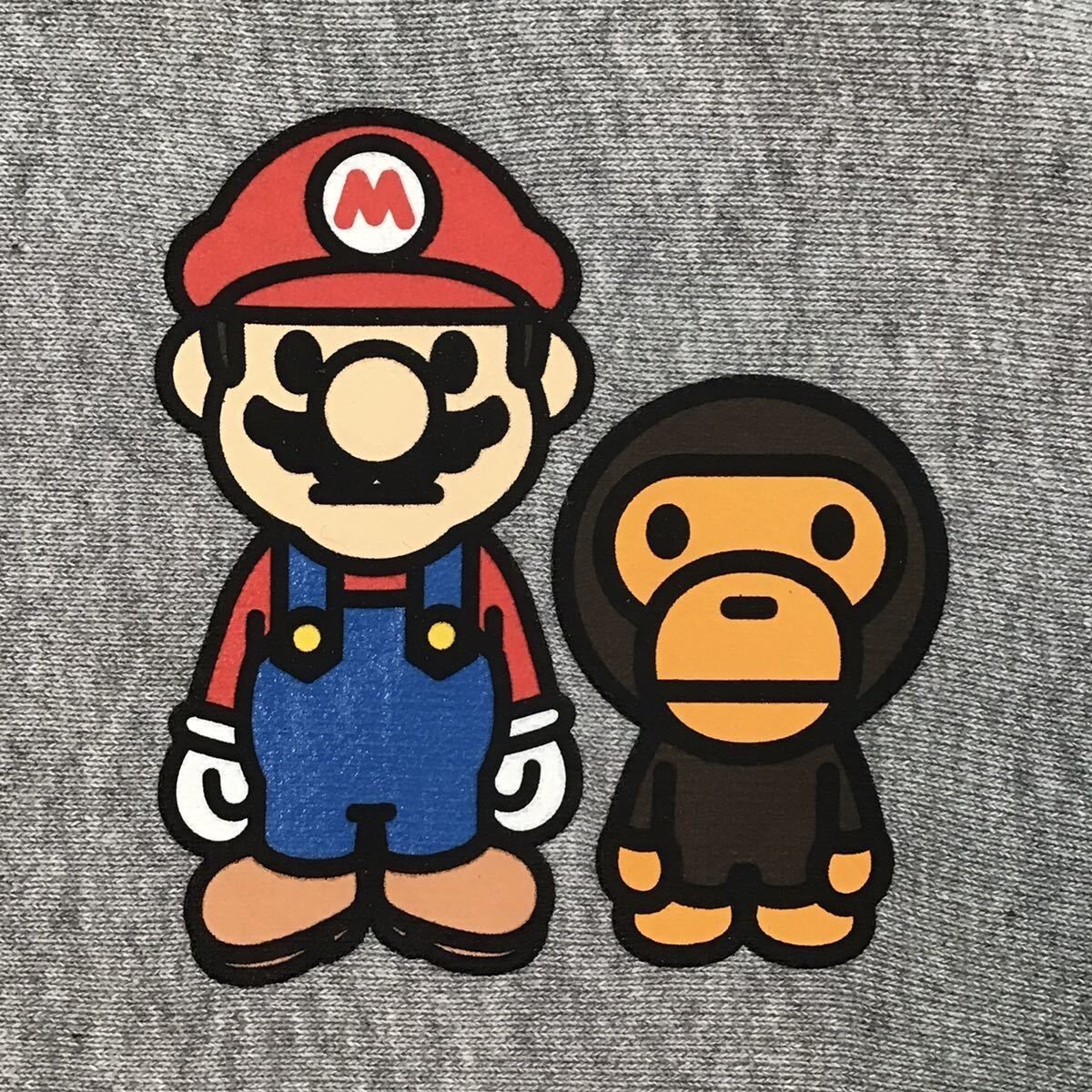 a bathing ape x Super Mario Bros. Milo Mario Full zip… - Gem