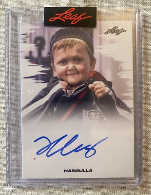 NEW HASBULLA Rare ON-CARD Signed Autograph Card 2023 LEAF Auto | eBay