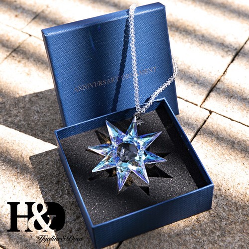 2020 Crystal Large Star Collectibles Holiday Ornament Hanging Pendant ...