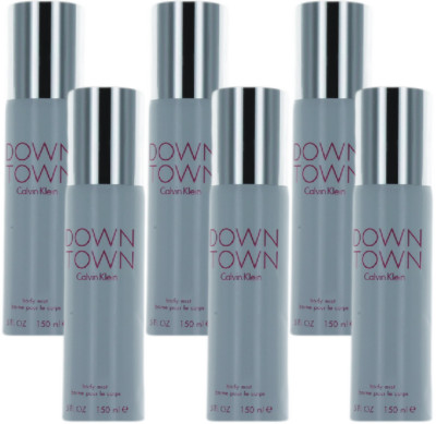 Downtown By CK For Women Combo Pack: Body Mist spray 30oz (6x5oz ...