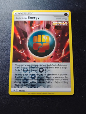 Reverse Holo Single Strike Energy 141/163 Uncommon Battle Styles ...