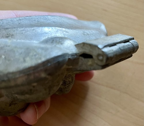 Magnolia Flower Krauss Pewter Metal 3D Ice Cream Mold Marked 348 Hinged ...