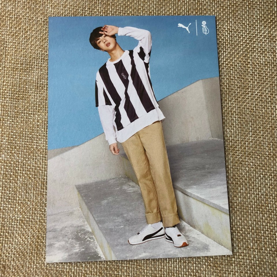 BTS JIN [ PUMA Turin ] Official Photocard Postcard, Special Limited ...
