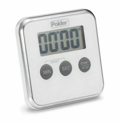 Polder E606 Digital Kitchen Timer White for sale online | eBay