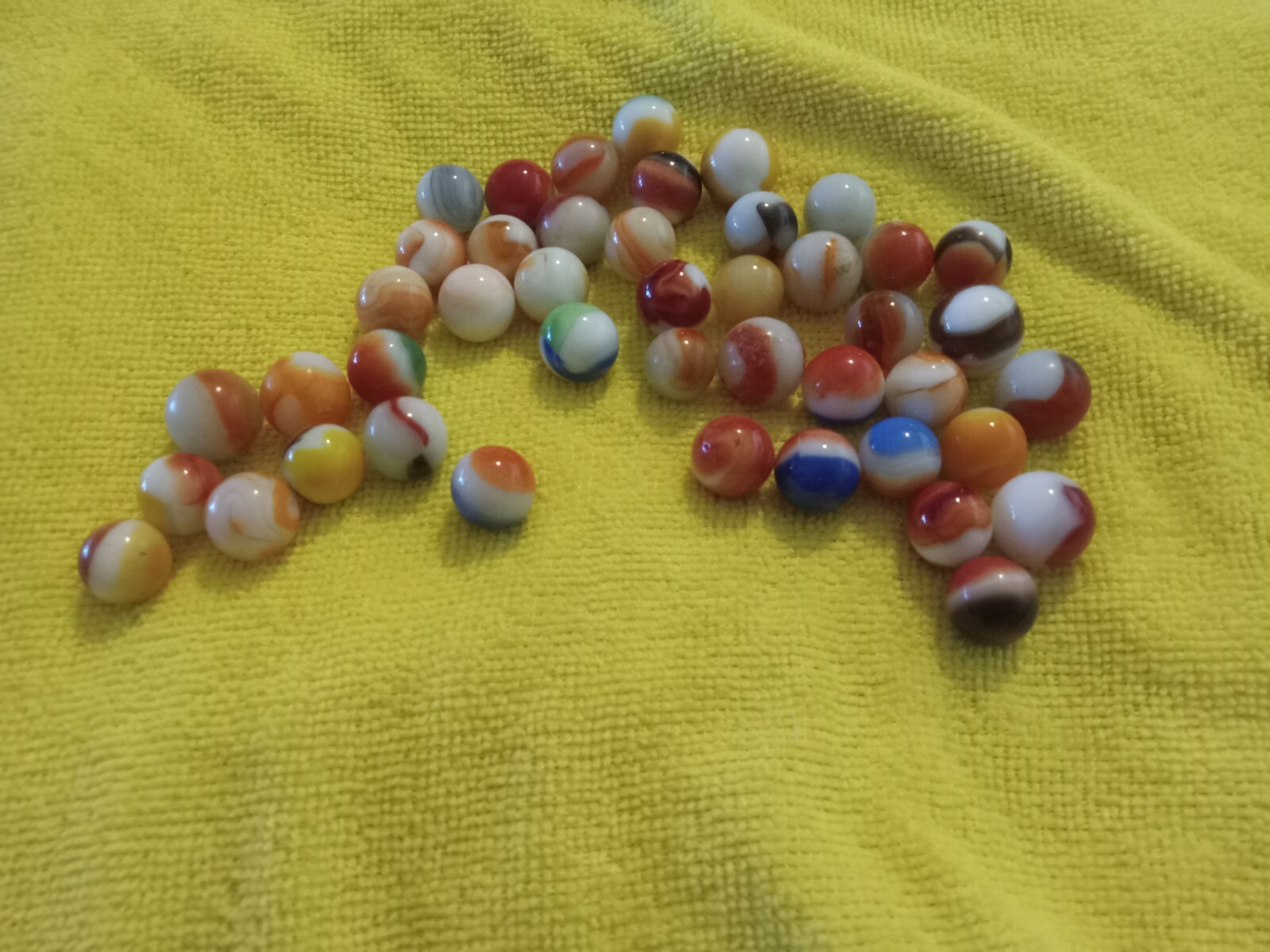 nice set of 44 vintage mixed marbles | eBay