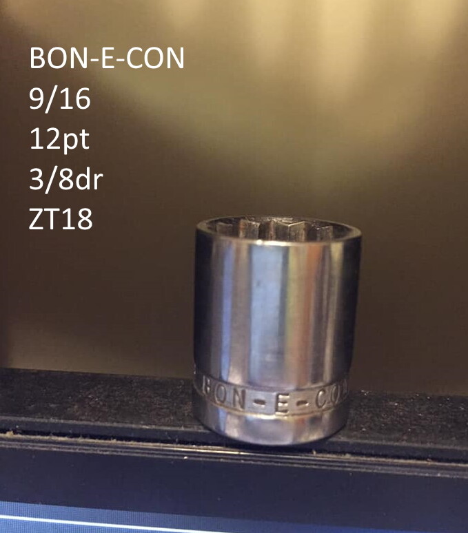 USA MADE 9/16" Sockets 6pt 12pt 1/4 3/8 1/2 Dr Proto NAPA, many Vintage ...