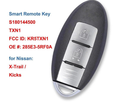 Smart Remote Key Fob 2 Buttons 433.92MHz 4A for Nissan | eBay