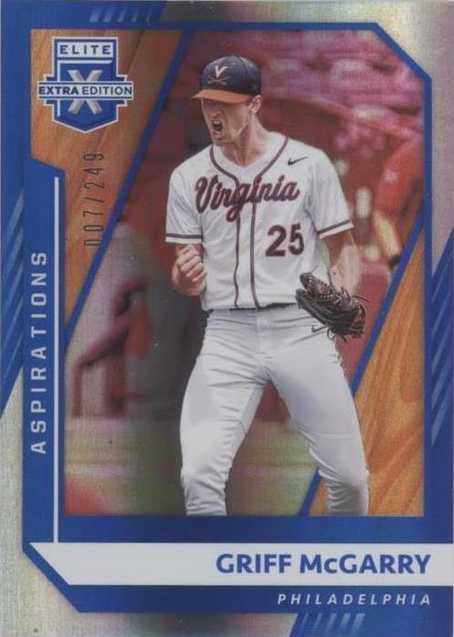 2021 Panini Elite Extra Edition - Griff McGarry #145 Aspirations Blue ...