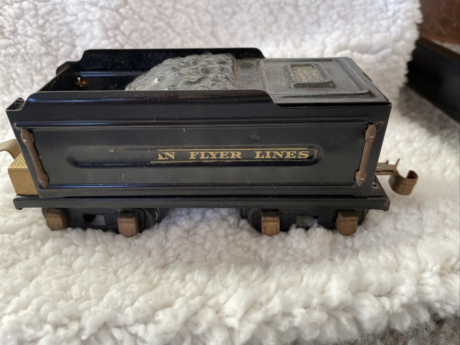 Pre-war American Flyer TRAIN SET Engine, Caboose, Coal, Lift, Open Car ...
