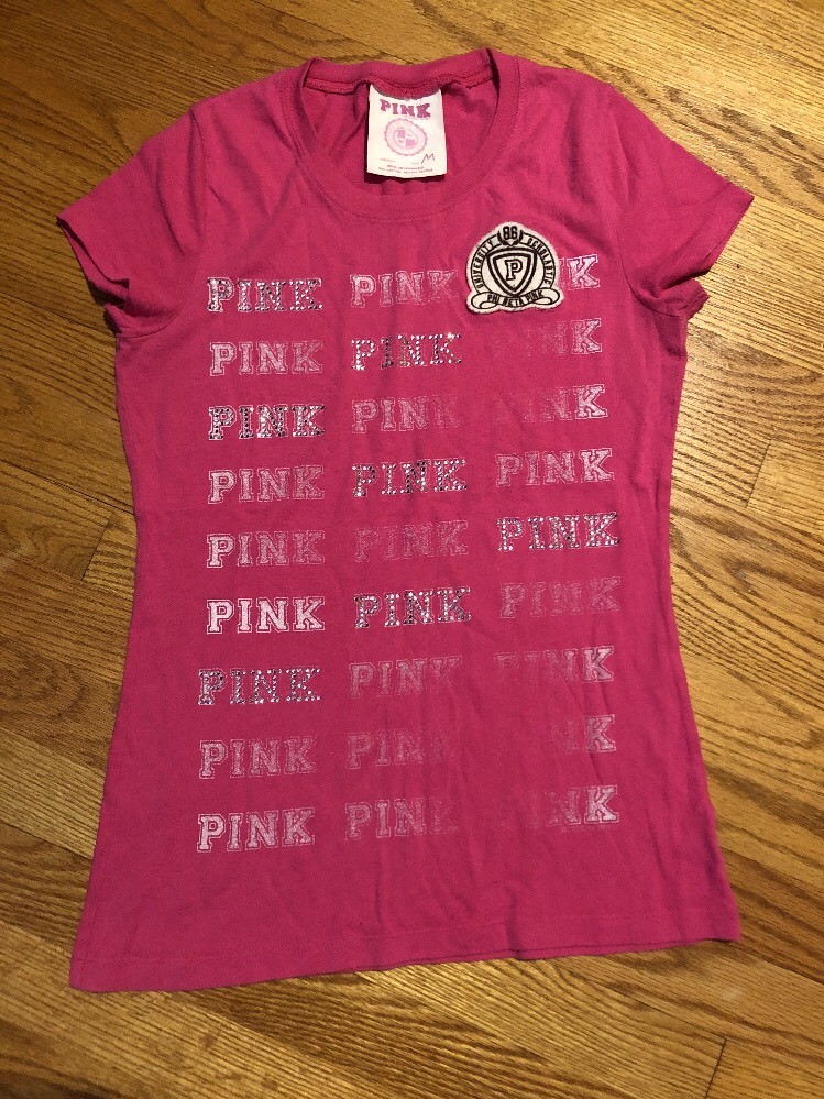 VICTORIA'S SECRET University PINK PHI BETA Top Shirt … - Gem