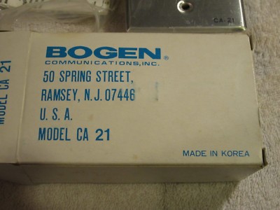 Intercom Systems - Bogen - 2