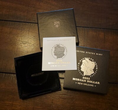 2021-O Morgan Commemorative Silver Dollar Box & COA | No Coin | eBay