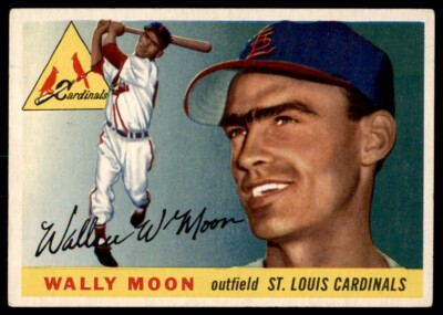 1955 Topps Wally Moon EX St. Louis Cardinals #67B *Noles2148* | eBay