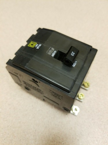 Square D QOB320 Circuit Breaker w/ screws 120/240V 20A 10KA 3 Pole | eBay