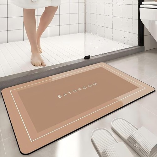 Super Absorbent Floor Mat Soft Quick-Drying Non-Slip Diatom Mud Bath ...