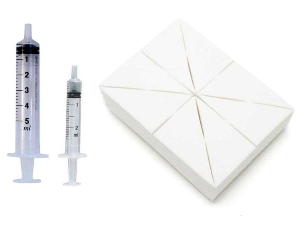 Nursing Sponge Kit Wedges & Feeding Syringes Puppy & Kitten Whelping ...