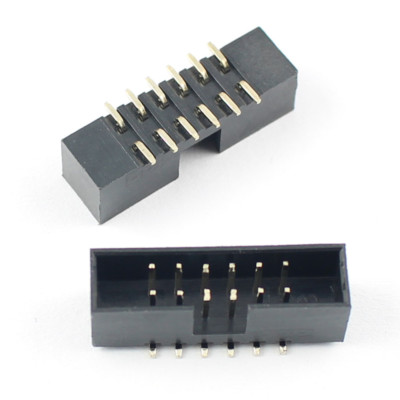 50Pcs 2mm 2.0mm Pitch 2x6 12 Pin SMT SMD Male Shrouded Box Header IDC ...