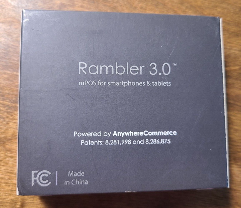 AnywhereCommerce Rambler 3.0 Credit Card Reader Swiper for iPhone ...