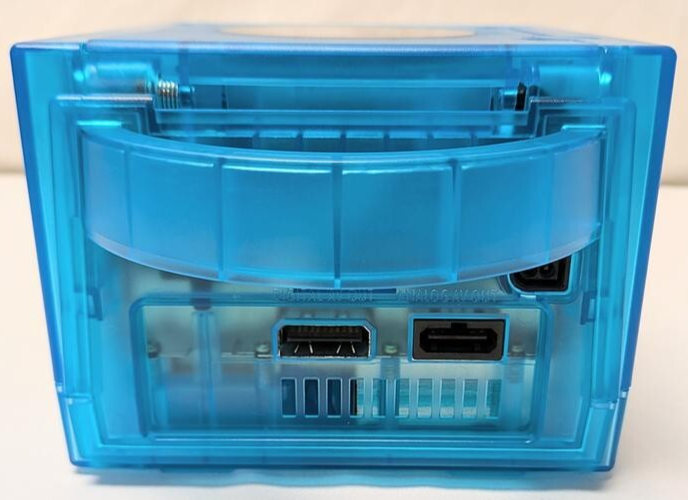 Nintendo GameCube Translucent Funtastic ICE BLUE Gaming Console System ...