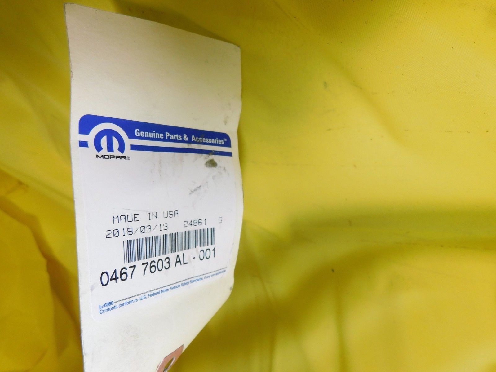 Mopar Chrysler Dodge Heater Core Supply/Return Pipe 04677603AL *NEW ...