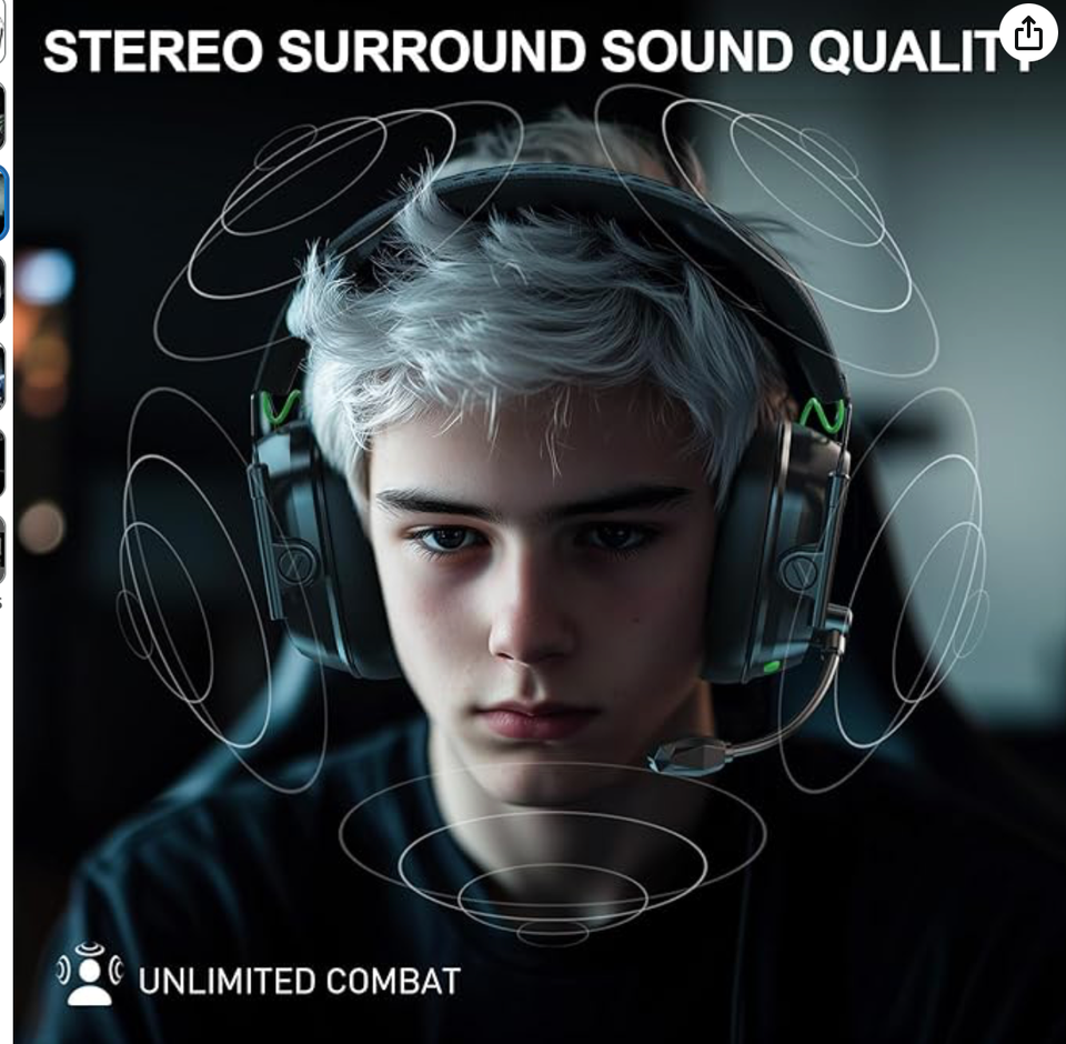 VK81 2 4GHz Wireless Gaming Headset For PS5 PS4 PC Bluetooth Gaming vk81-2-4ghz-wireless-gaming-headset-for-ps5-ps4-pc-bluetooth-gaming