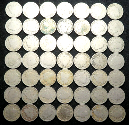 Forty-Nine(49) 1898-1912 Liberty Head "V" Nickels | eBay