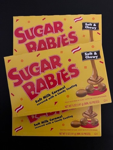 SUGAR BABIES Candy Coated Milk Caramels- THREE BOXES | eBay