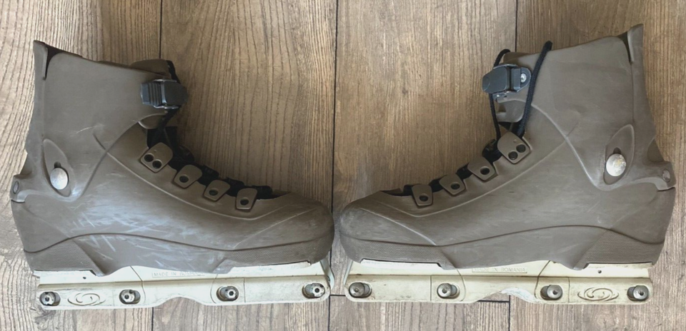Rare Salomon ST8 Plastic Shell Brown Aggressive inline skates 29.0/29.5 ...