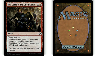 MTG Forgotten Realms You Come to the Gnoll Camp Foil AFR 168/281 C NM ...