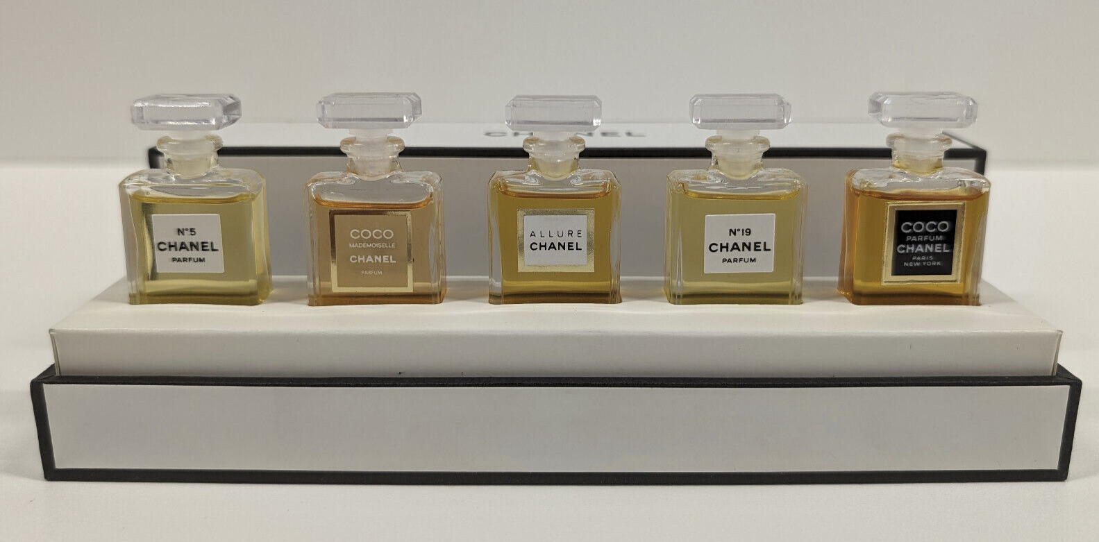 Chanel Miniature Perfume Box Set No. 5, Coco Mademoiselle, Allure, No ...