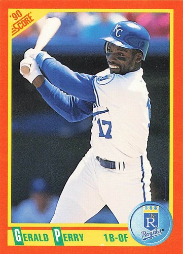 1990 Score Rookie/Traded Baseball Card #28T Gerald Perry | eBay