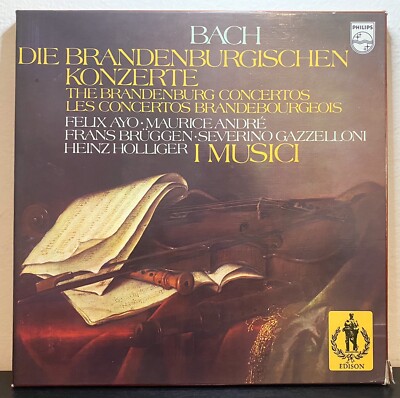 J. S. Bach: I Musici 2-Vinyl Record Box Set w/ Booklet | eBay