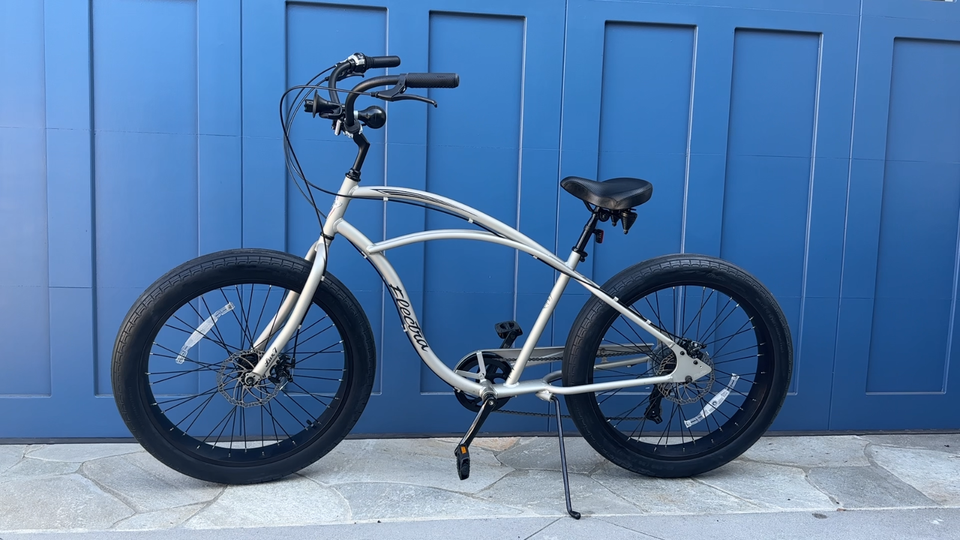 Electra Lux 7D Fat Tire Step-Over Beach Cruiser Bike - Matte Titanium ...