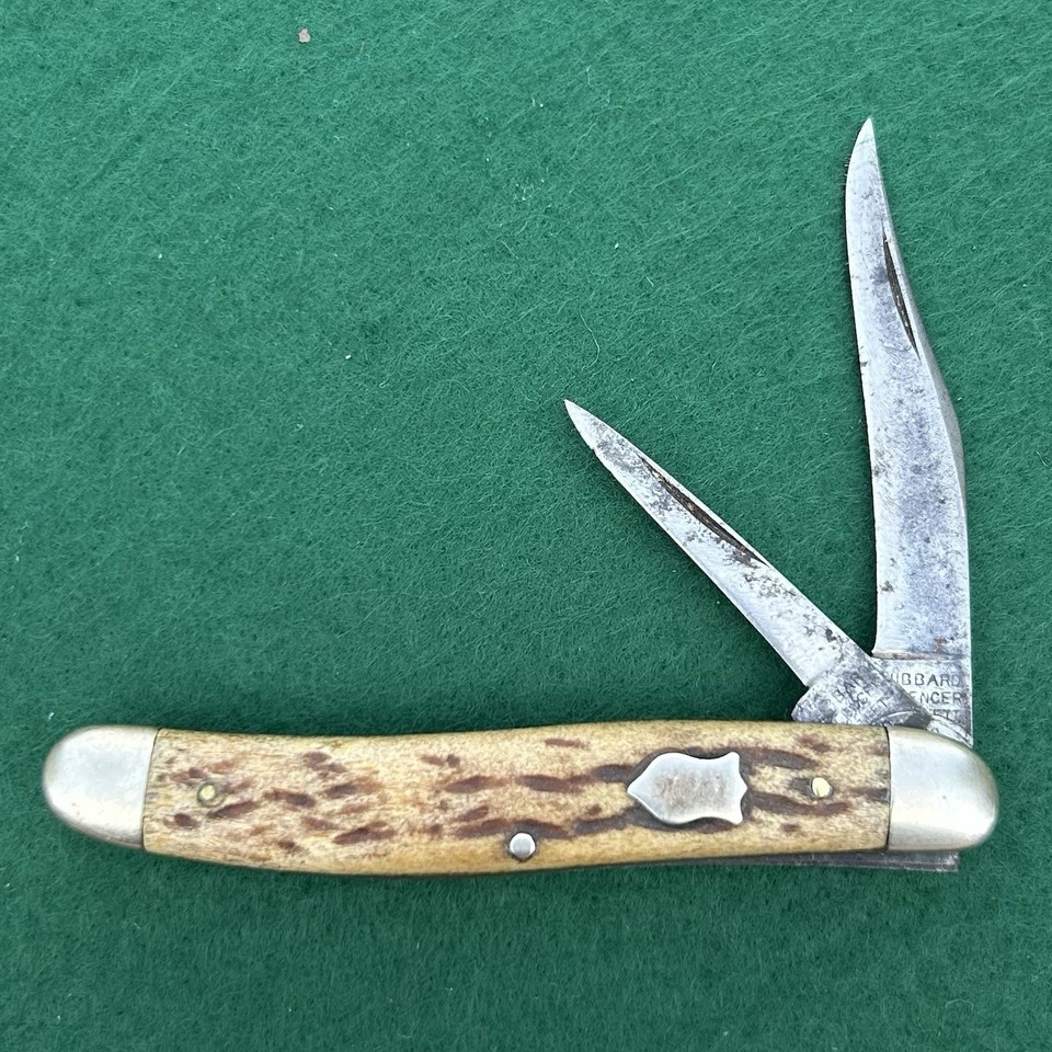Vintage Hibbard Spencer Bartlett Serpentine Jack Pocket Knife Old Chicago | eBay